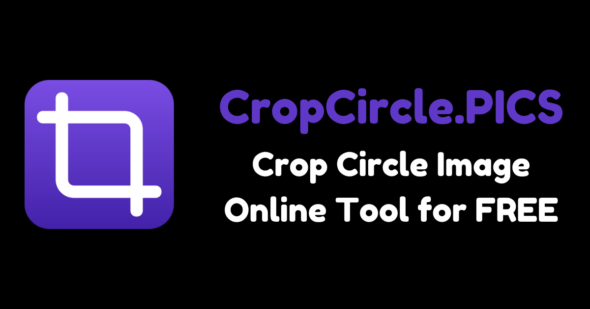 Crop Circle Image Online Tool for FREE